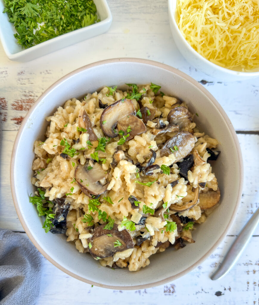 Slow Cooker Mushroom Risotto | Just Slow Cooker Recipes