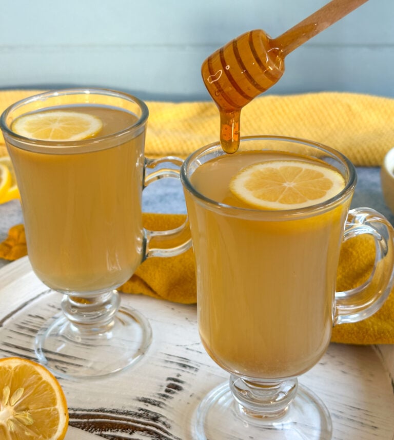 Slow Cooker Lemon Honey and Ginger Drink | Just Slow Cooker Recipes